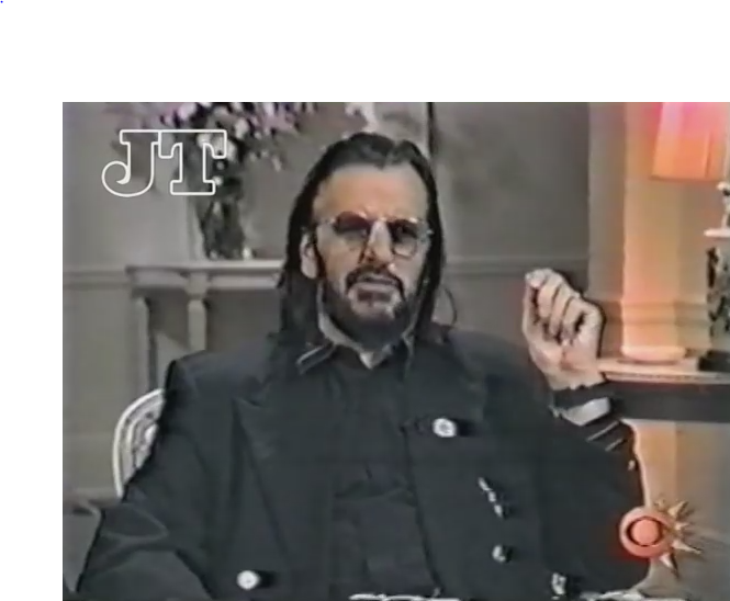 Ringo Starr interviewed for CBS-TV's 'This Morning' 30 years ago this ...