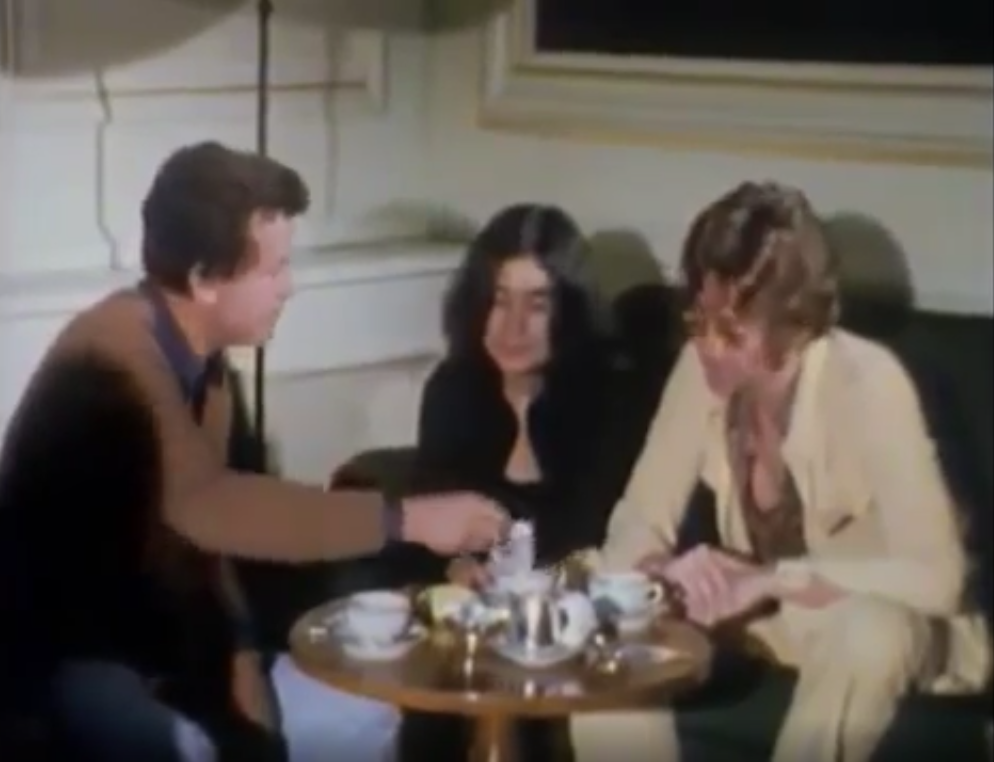 John Lennon, Yoko Ono promote avant-garde films on French TV show 50 ...